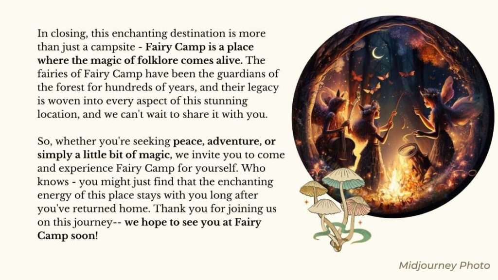 Fairy Camp - SCAD - Themed Attraction